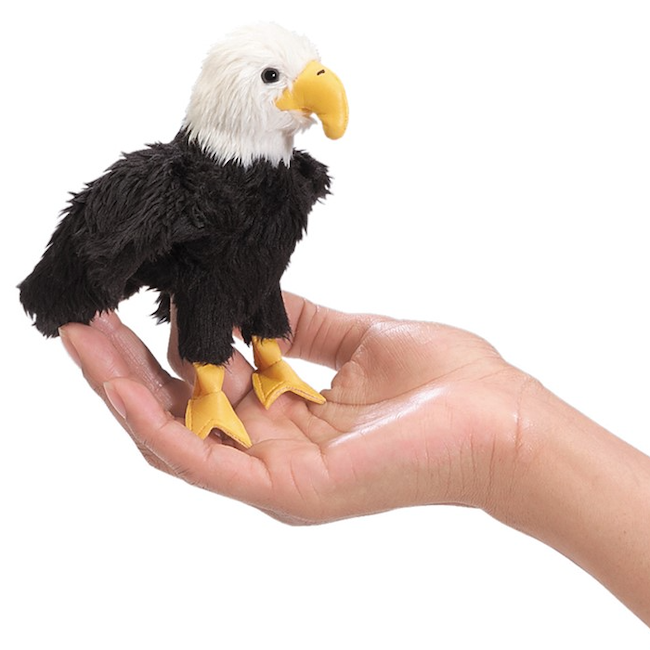 Folkmanis Mini Eagle Finger Puppet – BellaBoo