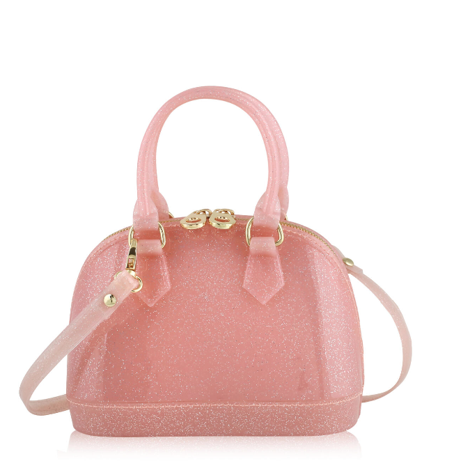 Carrying Kind Cate Jelly Bag In Light Pink Sparkle With Closer To Heav ...